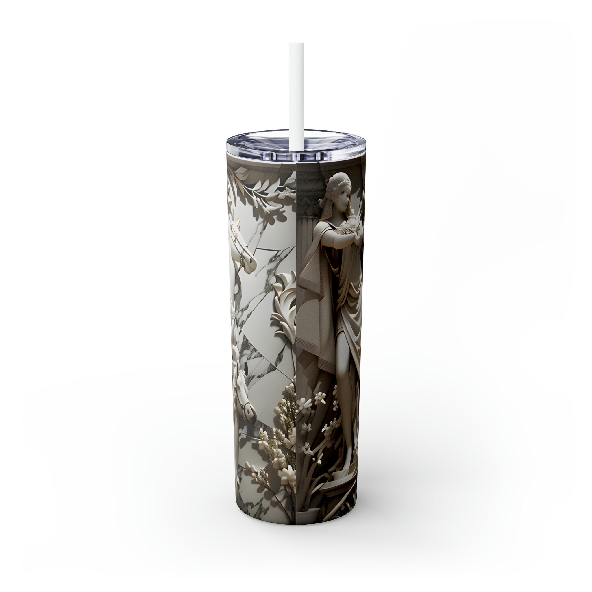 3d Greek Sculptures 20oz Skinny Tumbler Sublimation Design - Etsy