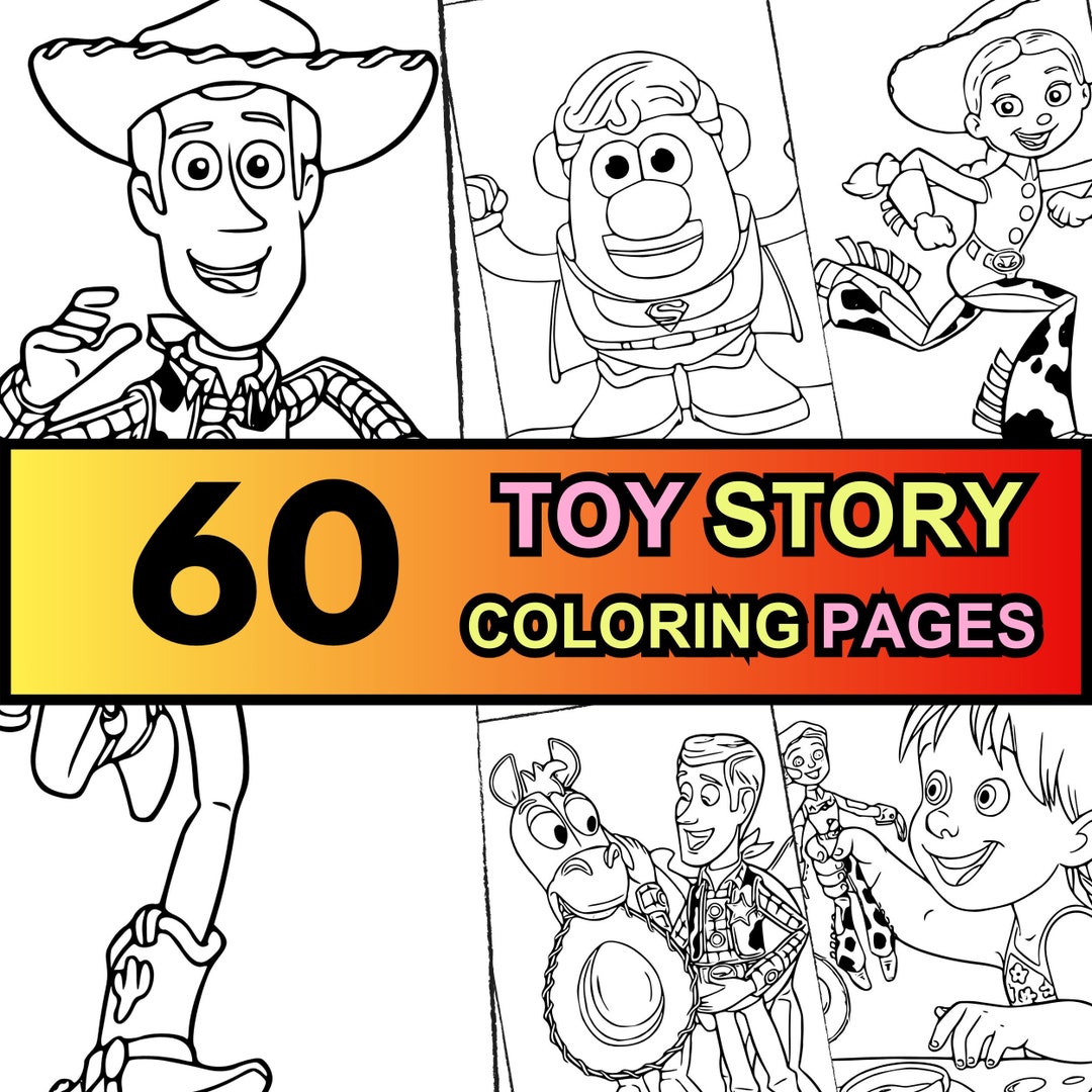 Toy Story Coloring Pages Printable Coloring Pages for Kid - Etsy