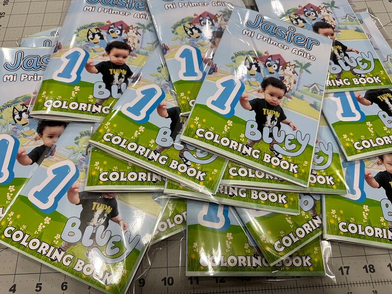 Custom Theme Coloring Books: Kids Birthday Party Favors - Etsy