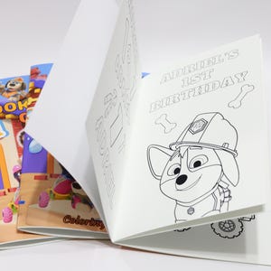 Custom Theme Coloring Books: Kids Birthday Party Favors - Etsy