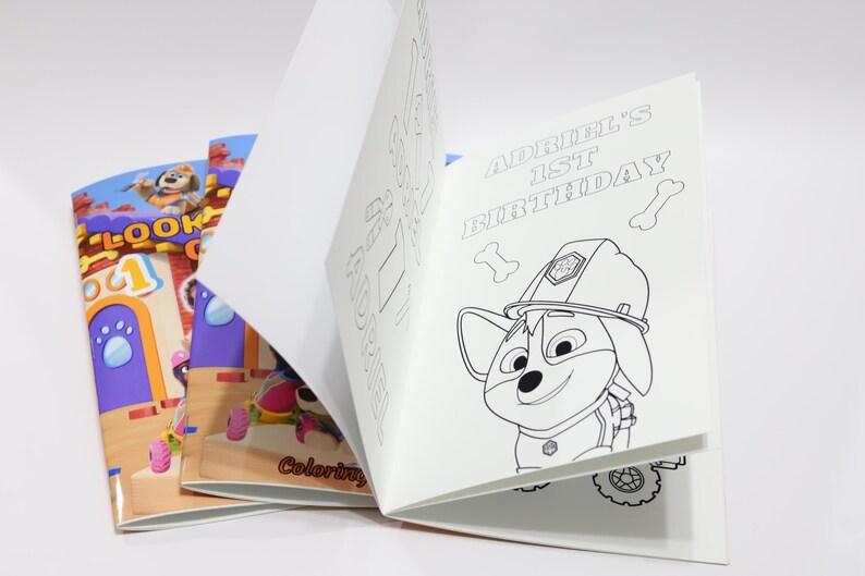 Custom Theme Coloring Books: Kids Birthday Party Favors - Etsy