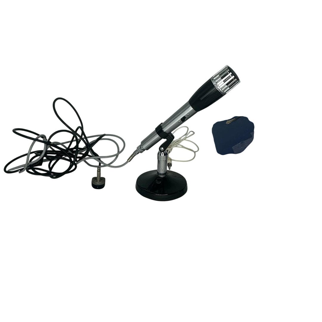 Vintage Weltron Microphone Omni-directional Dynamic Model 37-123 With ...