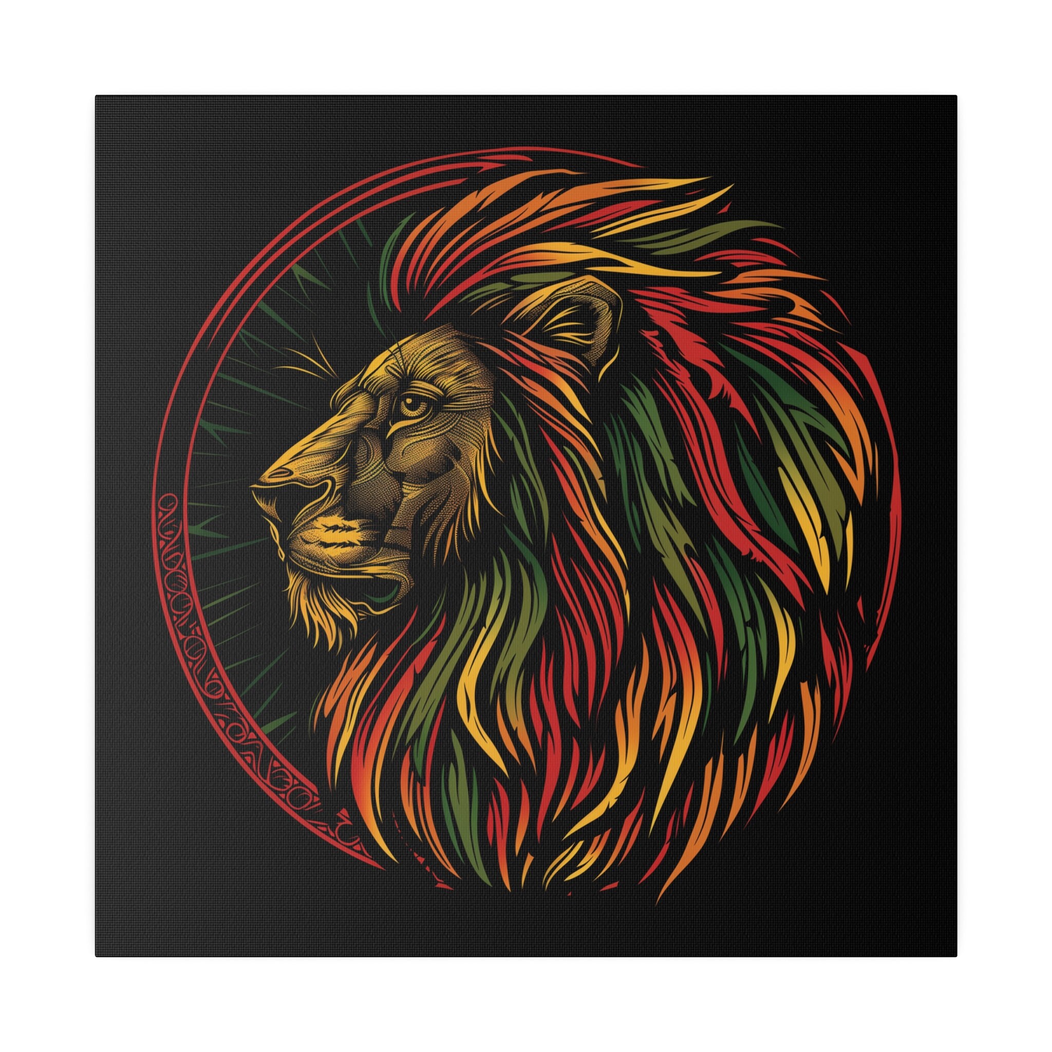 Rasta Lion Wall Art Prints - Unique Birthday Gifts for Lion Lovers - Etsy