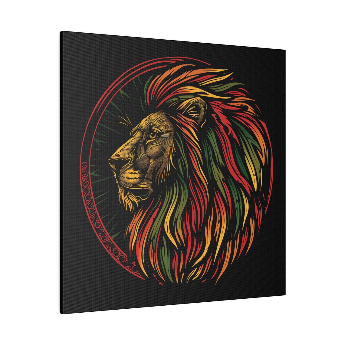 Rasta Lion Wall Art Prints - Unique Birthday Gifts for Lion Lovers - Etsy