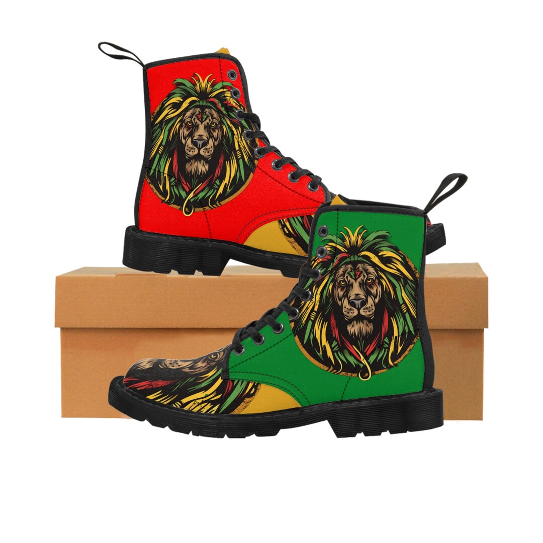 Trendy Rasta Shoes, Mens Rasta Boot, Gift for Him, Unique Gift, for Him ...
