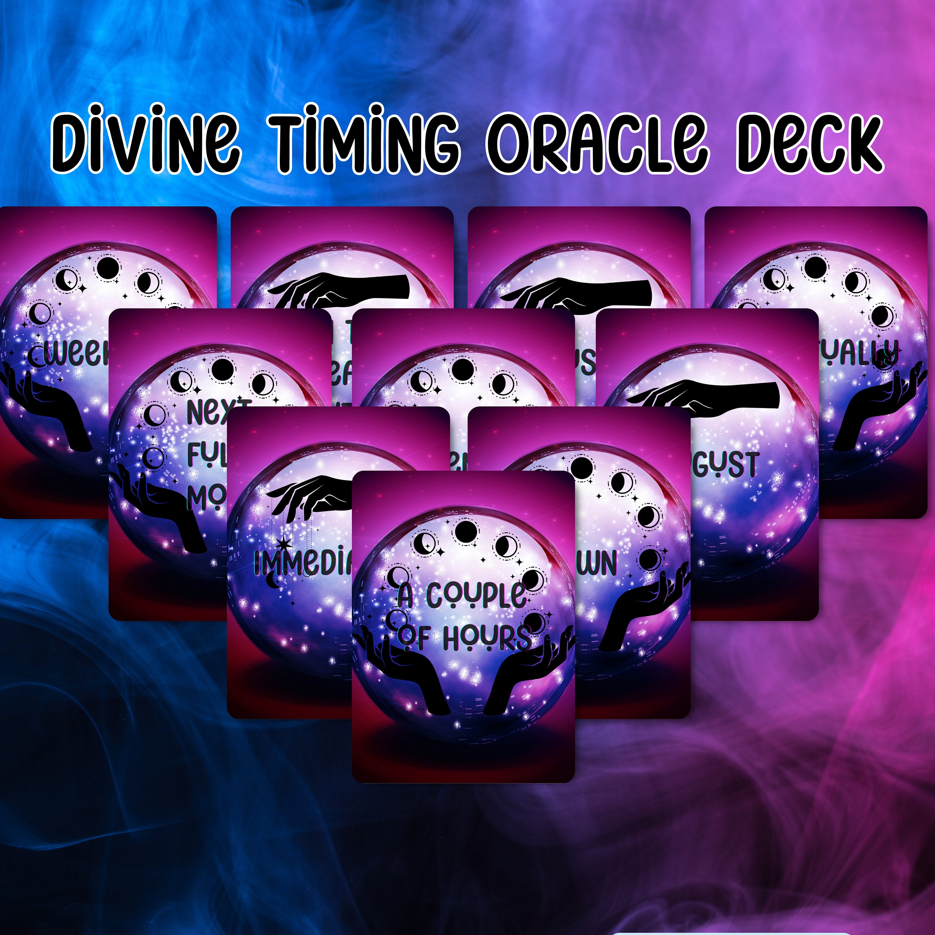 Oracle Cards: Divine Timing Oracle Deck A Guided Success Tool for Love ...