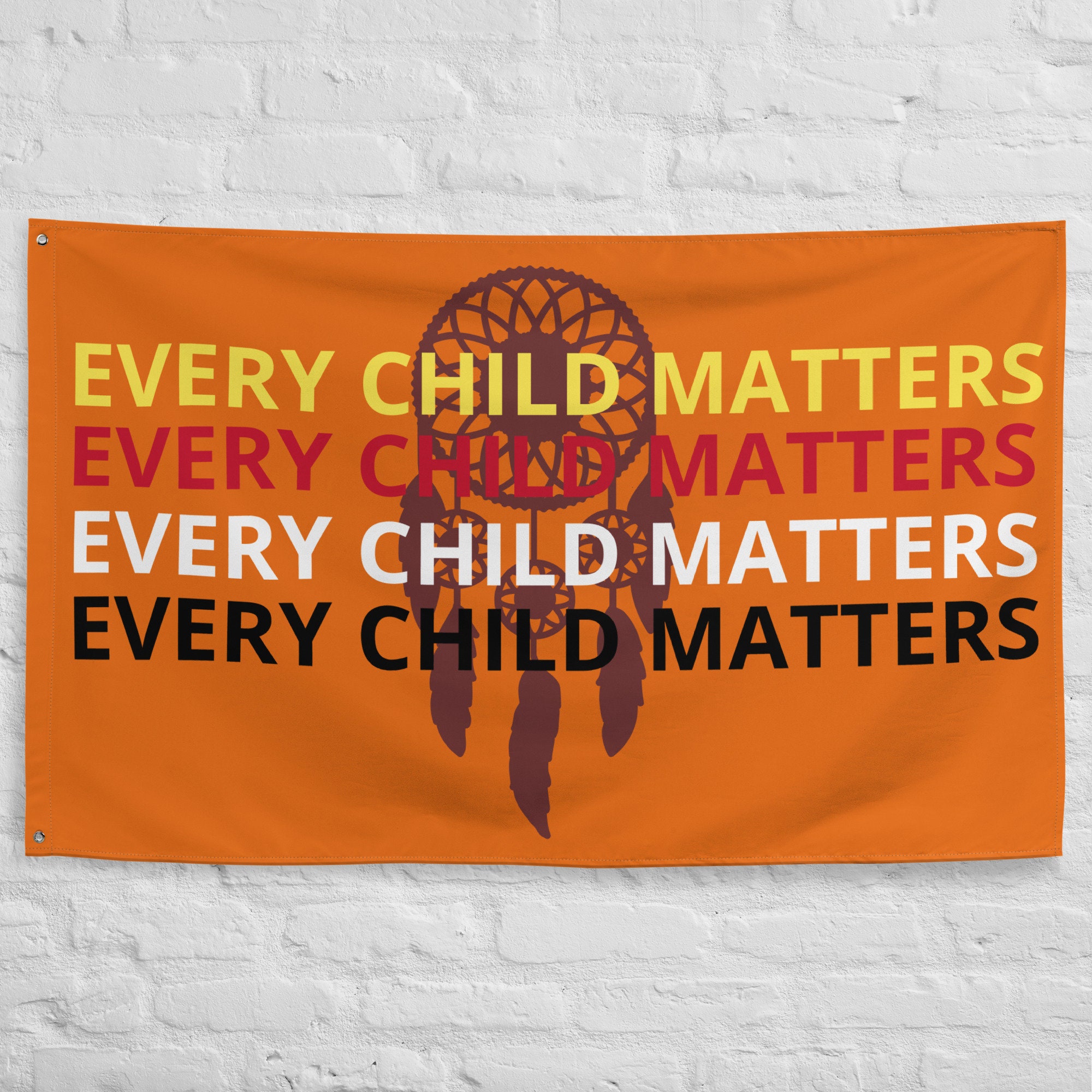 INDIGENOUS OWNED Every Child Matters Flag - Etsy