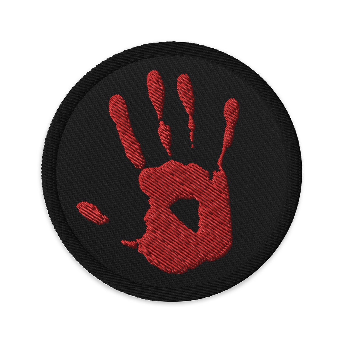 INDIGENOUS OWNED MMIWG2S Red Handprint Embroidered Patches - Etsy