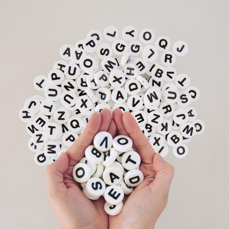 Large Bead Friendship Bracelet - Etsy