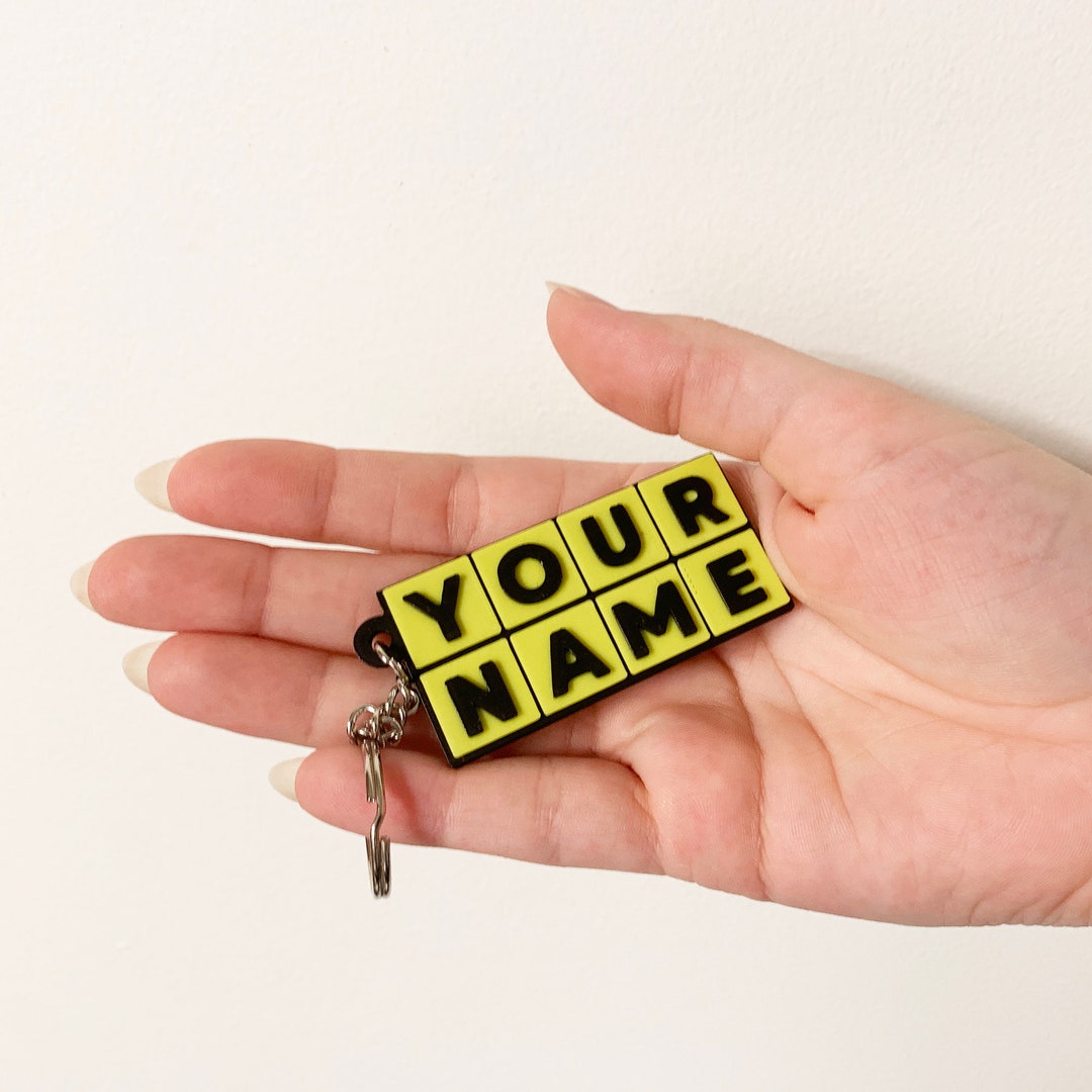 Personalized Waffle House Logo Keychain Backpack Charm Luggage Tag ...