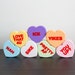 Large Conversation Hearts Custom Text, Classic and Sassy Phrases ...