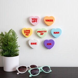 Large Conversation Hearts Custom Text, Classic and Sassy Phrases ...