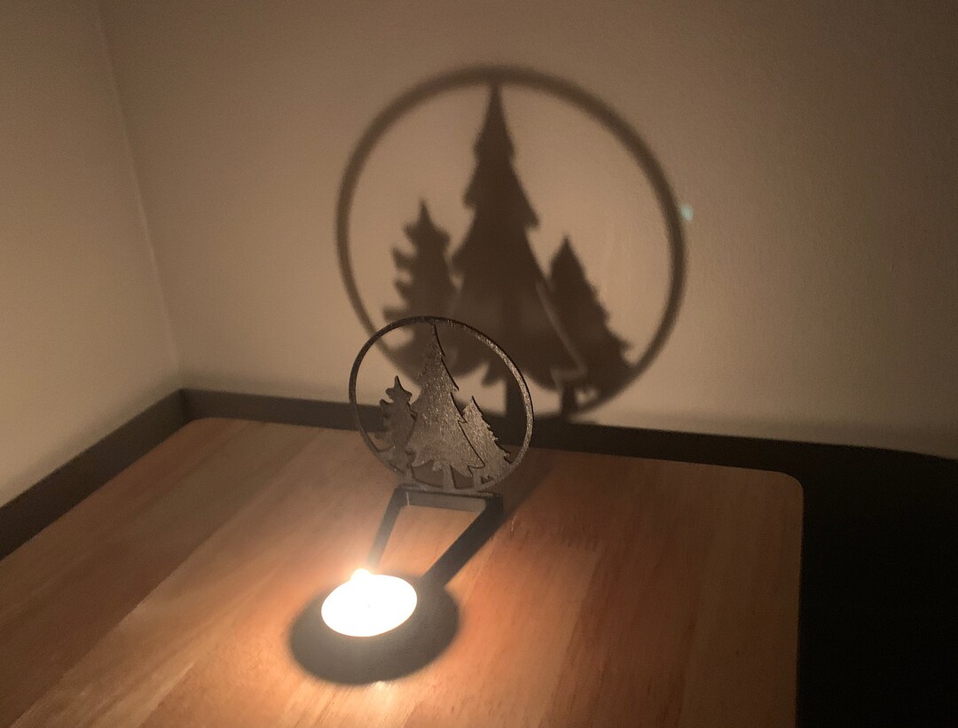 Santa Legs in Chimney Tealight Shadow Caster Christmas Tea - Etsy