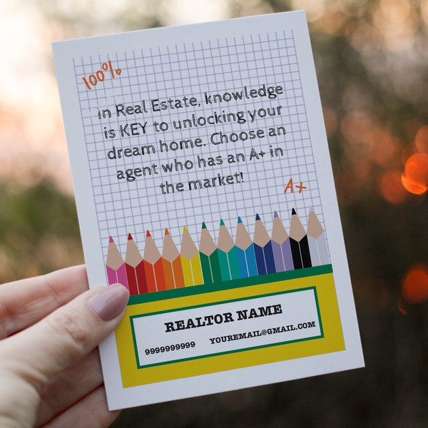 Real Estate Pop Bys Back to School - Etsy