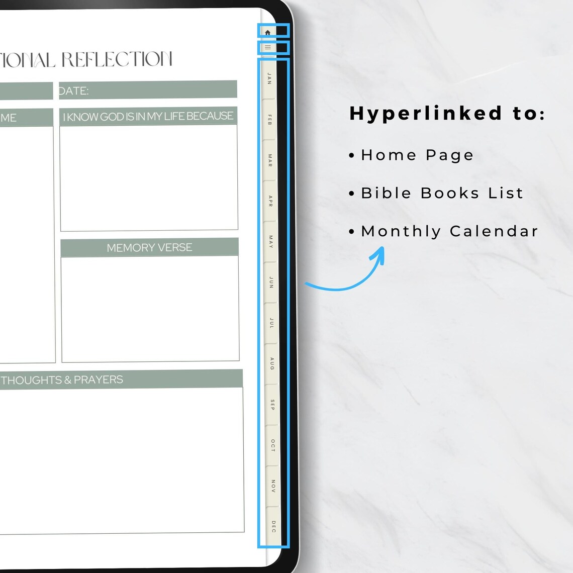 Sage Green Christian Prayer Planner INSTANT DOWNLOAD Digital Faith ...