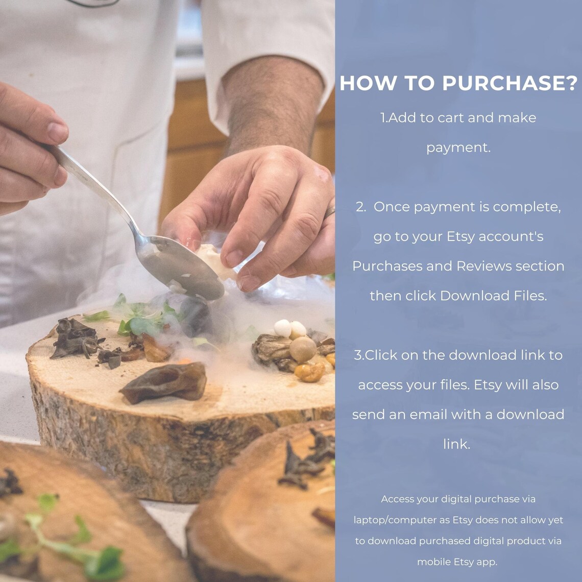 Editable Chef & Catering Business Cards Template INSTANT DOWNLOAD DIY ...