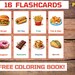 Fast Food Themed Flashcards 16 Printable Educational Flashcards for ...