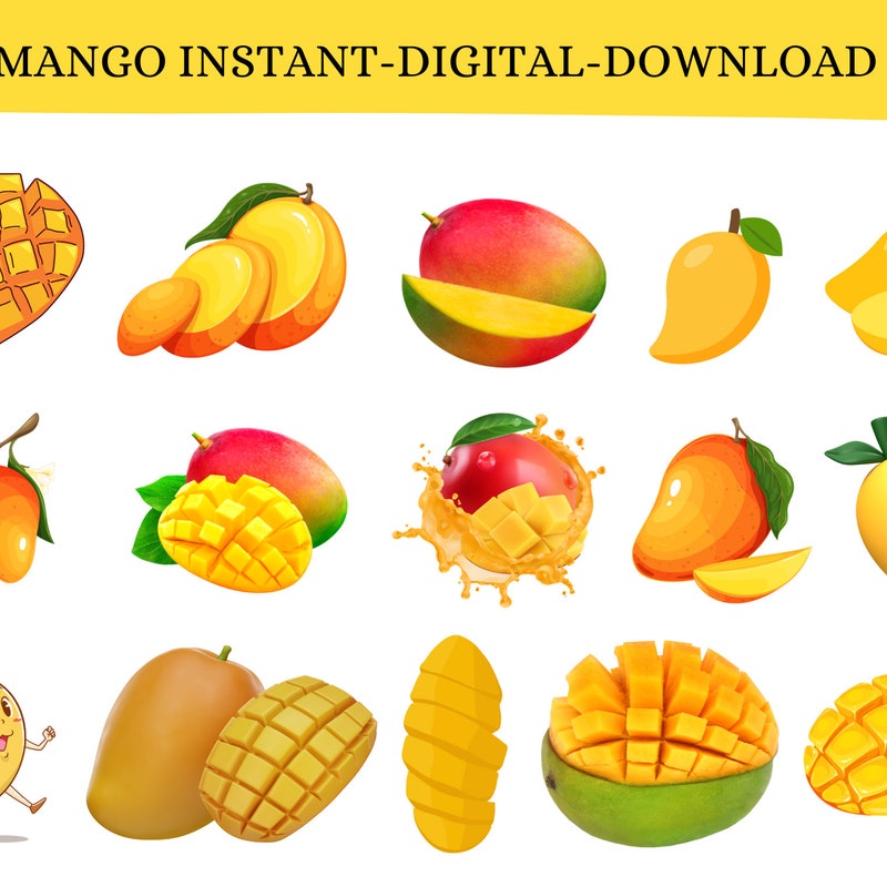 Mango Print - Etsy