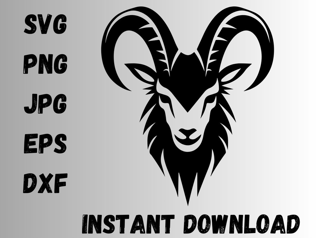 Ultimate Goat Head Svg Bundle, Goat Head Cricut ,best and High Quality ...