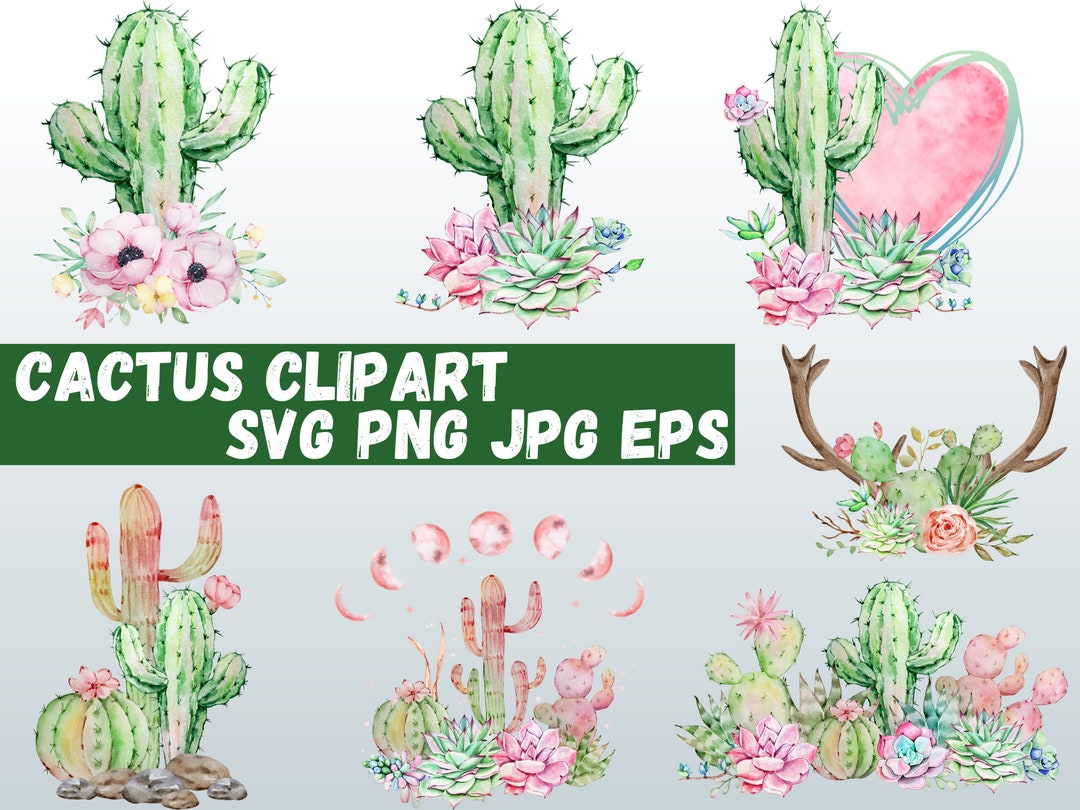 Colorful Cactus Clipart , Best and High Quality Cactus Clipart ...