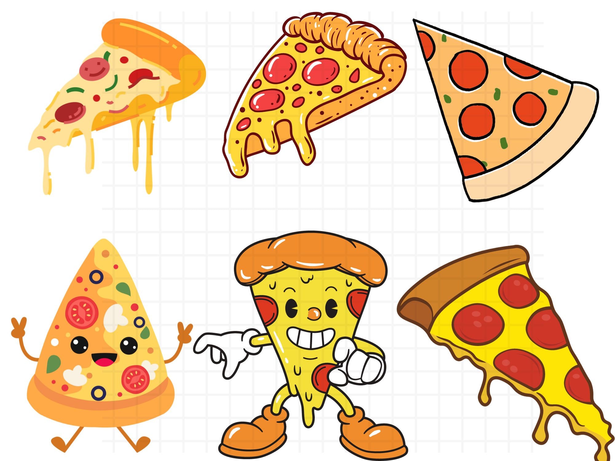 Pizza Svg Bundle Pizza Png Bundle Pizza Clipart Bundle Pizza ...