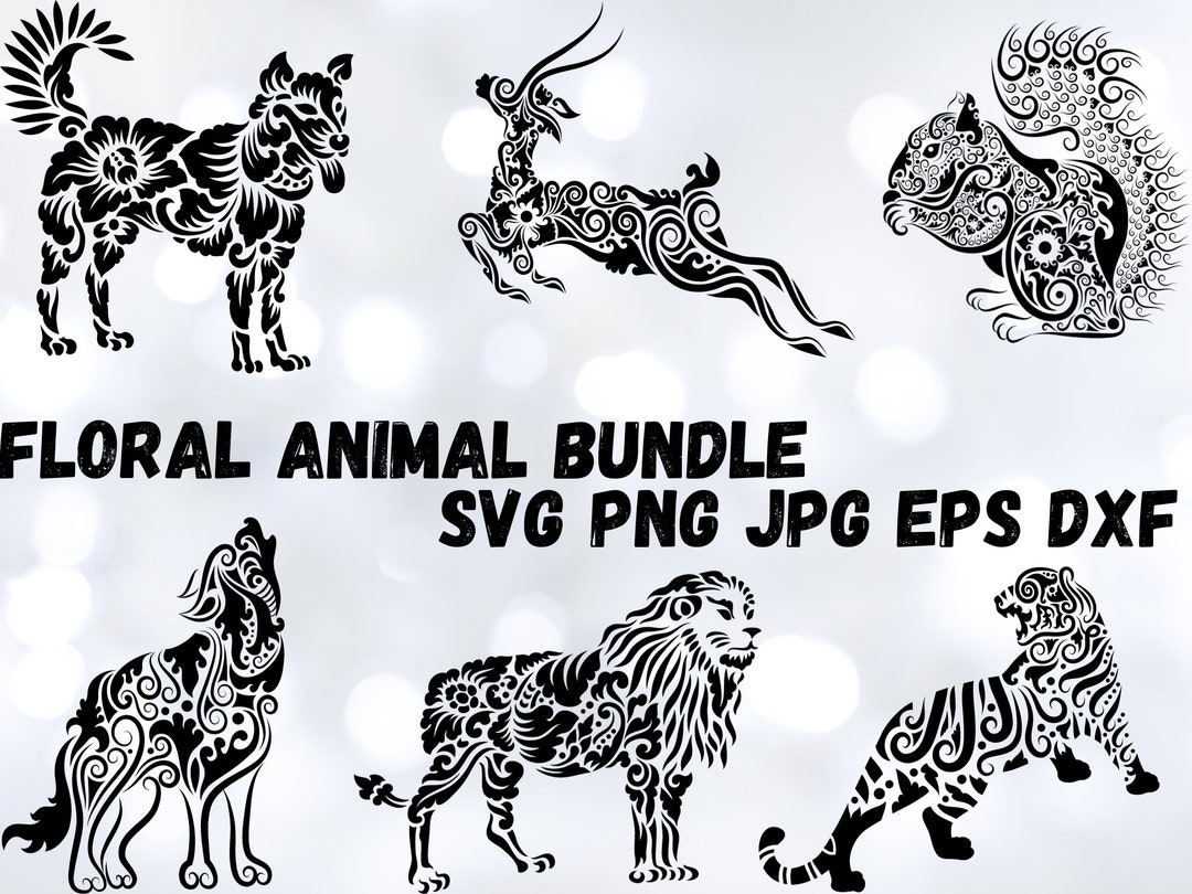 Ultimate Floral Animal Svg , Best Floral Animal Svg , Well Quality Svg ...