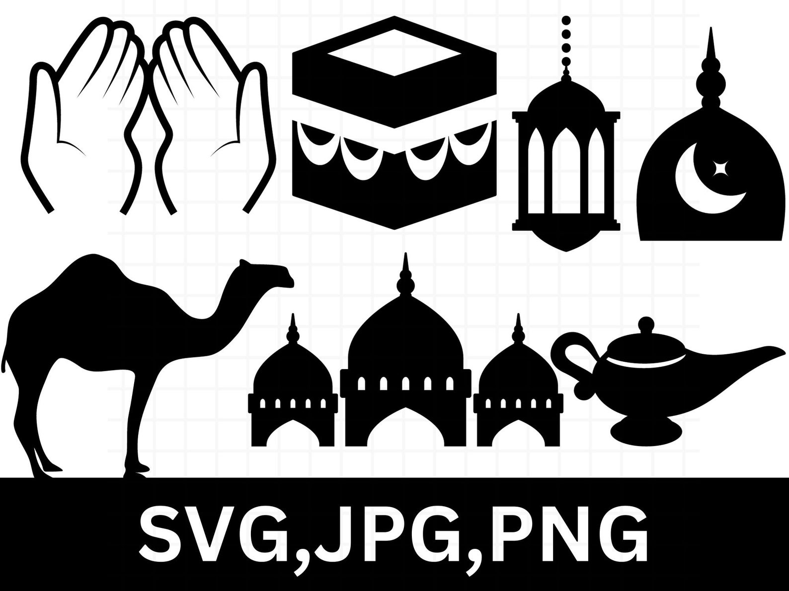 Islamic SVG Bundle\ Png\ Files for Cricut - Etsy
