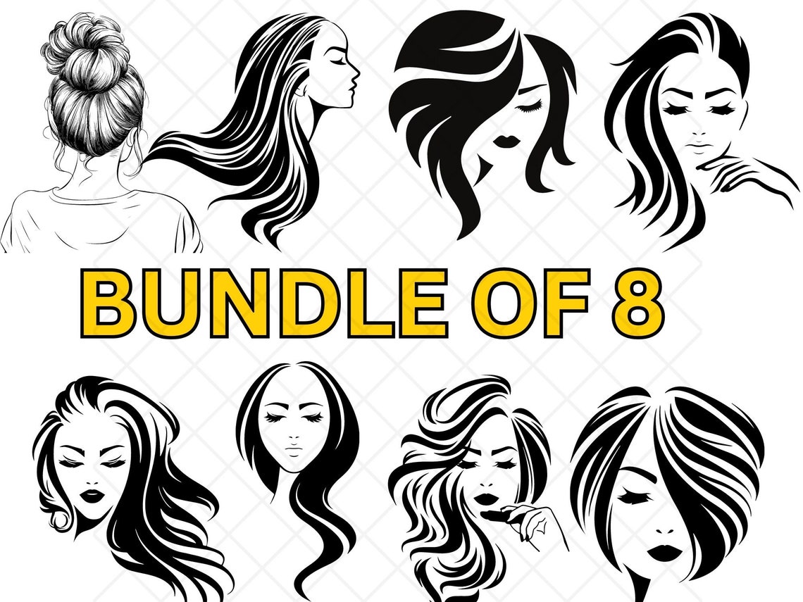 Hairdresser Svg Bundle Hairstylist Svg Cut Files Hairdresser Tools Svg ...