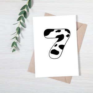 Cow Print Numbers 0-9 Svgs\ Animal Cow Numbers Svg\ Birthday Shirts Svg ...
