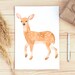 Woodland Animals Clipart, Watercolor Woodlands Clipart, Deer Clipart ...