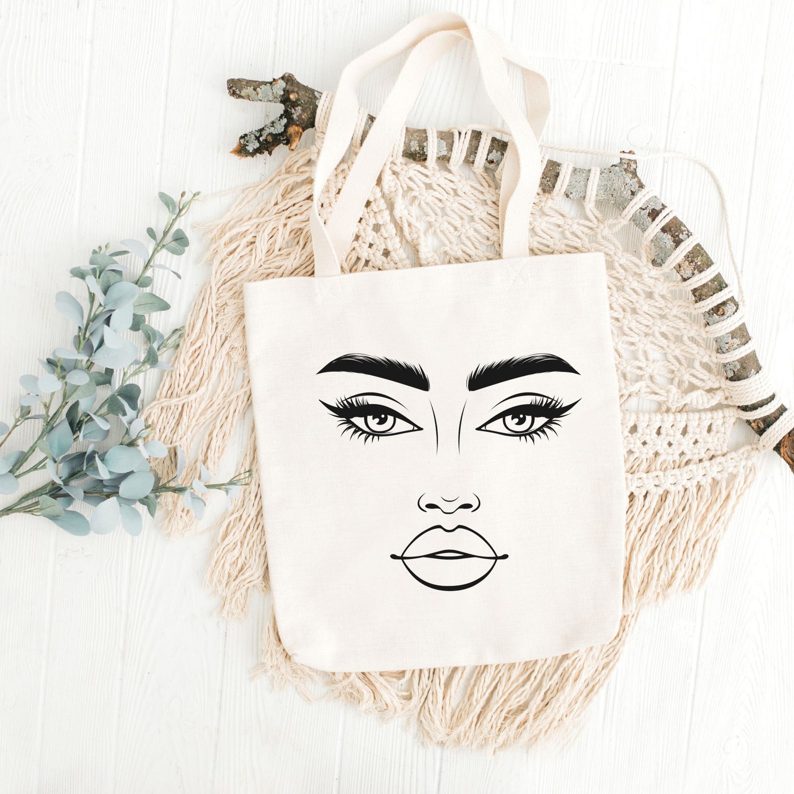 Beauty Face Svg\ Woman Beauty Human Face Svg\ Glamour Lady Svg ...