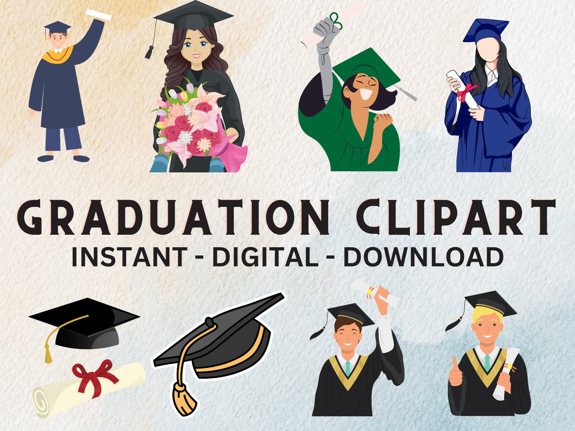 GRADUATION SVG Bundle Graduation Silhouettes Svg Graduation Cap Svg - Etsy