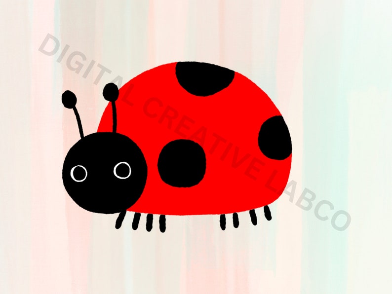 Lady Bug Clipart , Cute Ladybug PNG Bundle , Ladybug Silhouette , Red ...