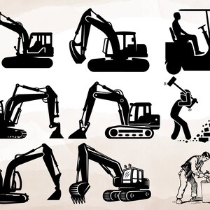 Construction Svg, Trucks Svg Files, Excavator Svg, Dump Truck Svg ...