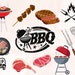Barbecue Digital Clipart , BBQ, Hamburger, Hot Dog, Lemonade , Backyard ...