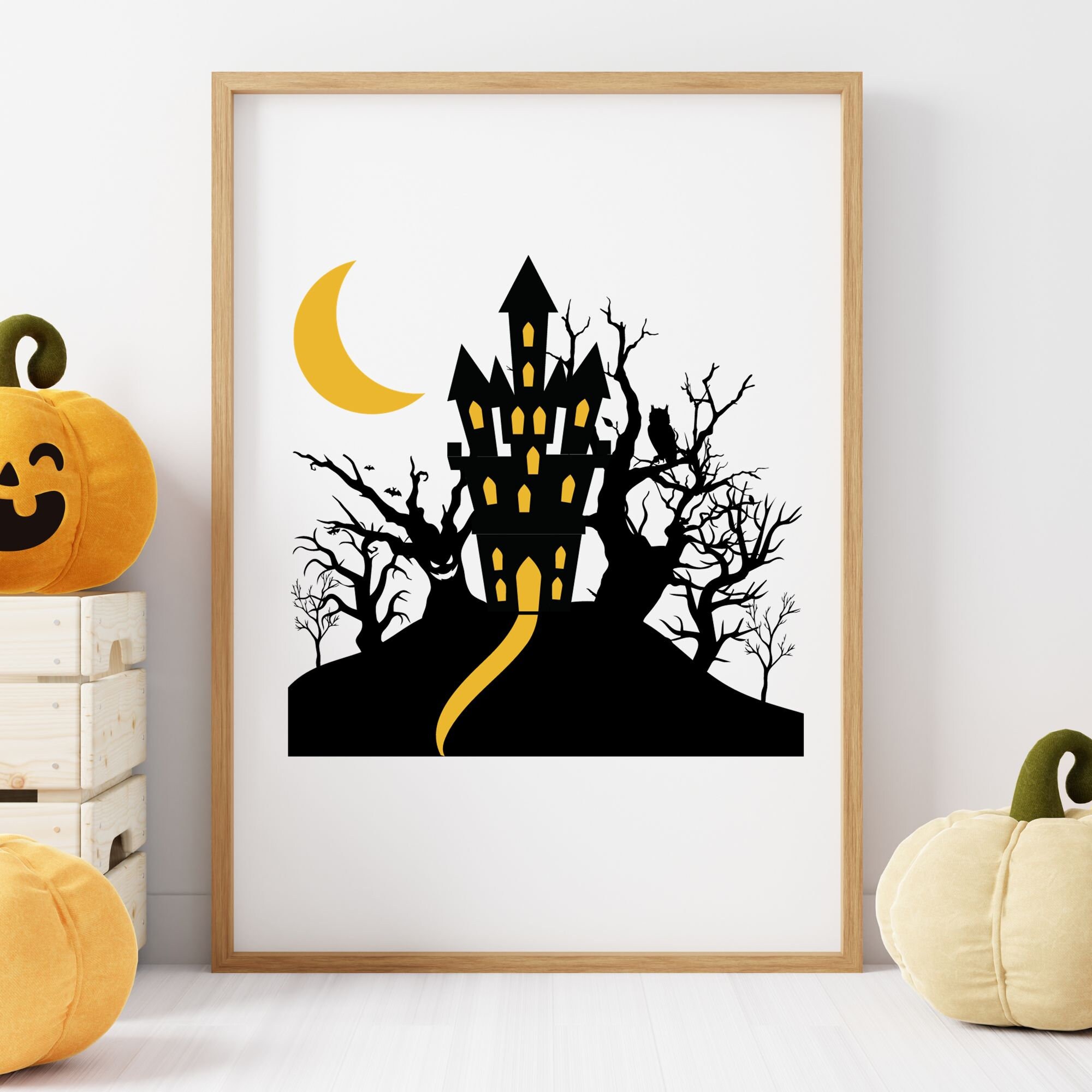 Haunted House SVG Halloween SVG Spooky SVG Haunted House - Etsy