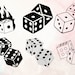 Dice SVG Bundle, Dice SVG Cut Files for Cricut, Gambling Svg, Casino ...