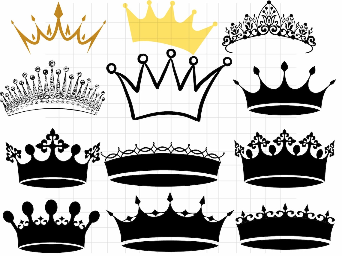 Royal Crown SVG File King Crown SVG Queen Crown SVG - Etsy