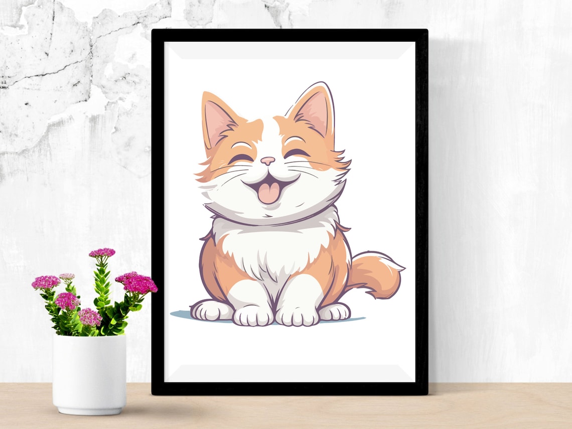 Cats Digital Clipart , Cats Png , Cats Watercolor Clipart, Cats Clipart ...
