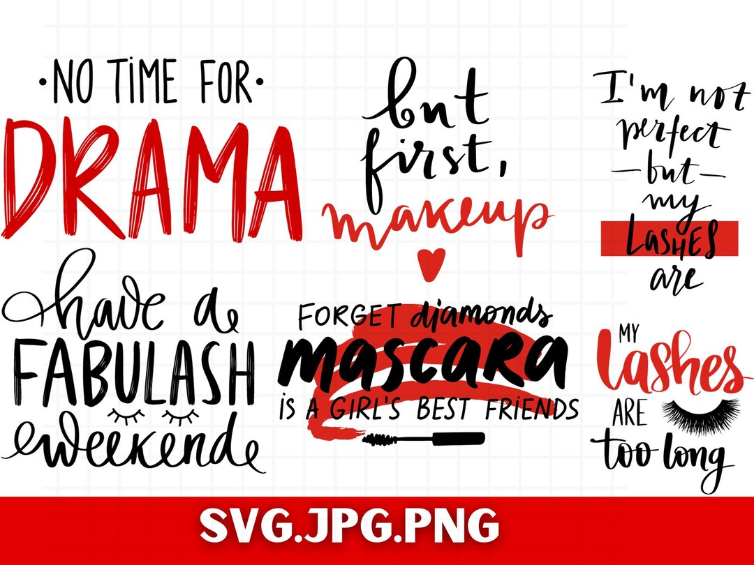 Funny Lashes Quotes SVG Bundle\ Sarcastic Lashes Quotes Svg\ Lash Boss ...