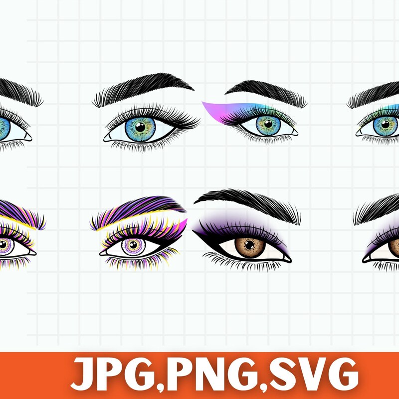Woman Eyes Svg - Etsy