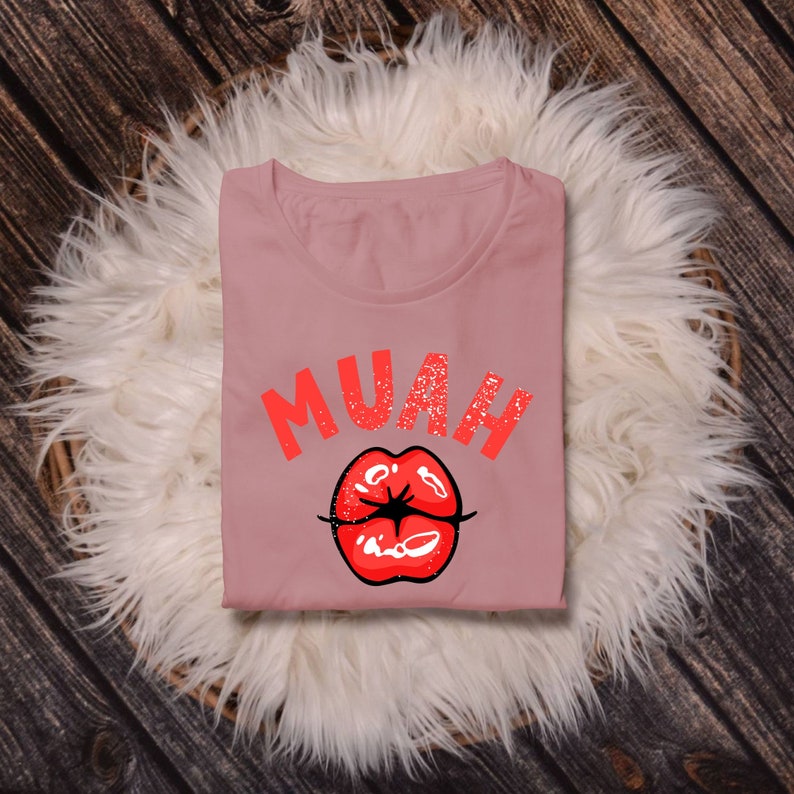 Muah Svg Besando Labios SVG Labios svg Archivo de corte para Cricut ...