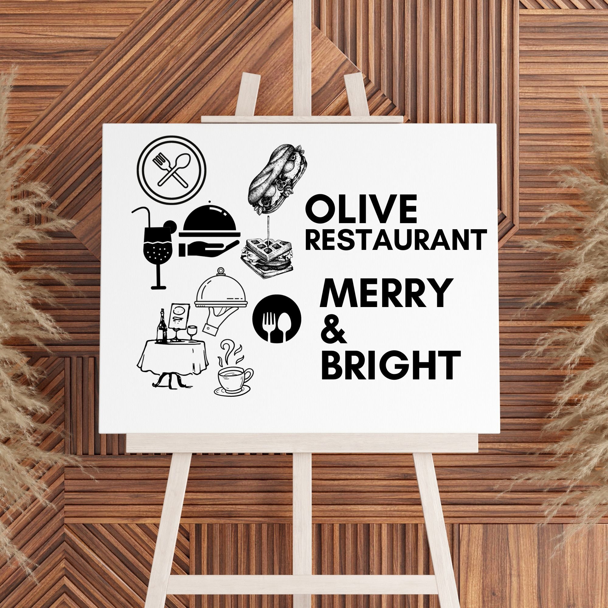 Restaurant Svg Bundle , Restaurant Clipart Png ,restaurant Spilt Svg ...