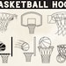 Basketball Hoop SVG Cut File, SVG Files for Cricut, Basketball Clipart ...