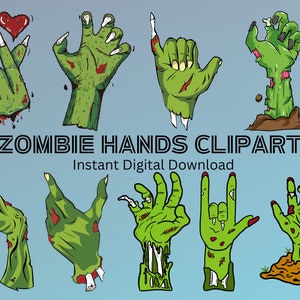 Zombie Hand Png ,zombie Hand Clipart , Zombie Hand Digital Download ...