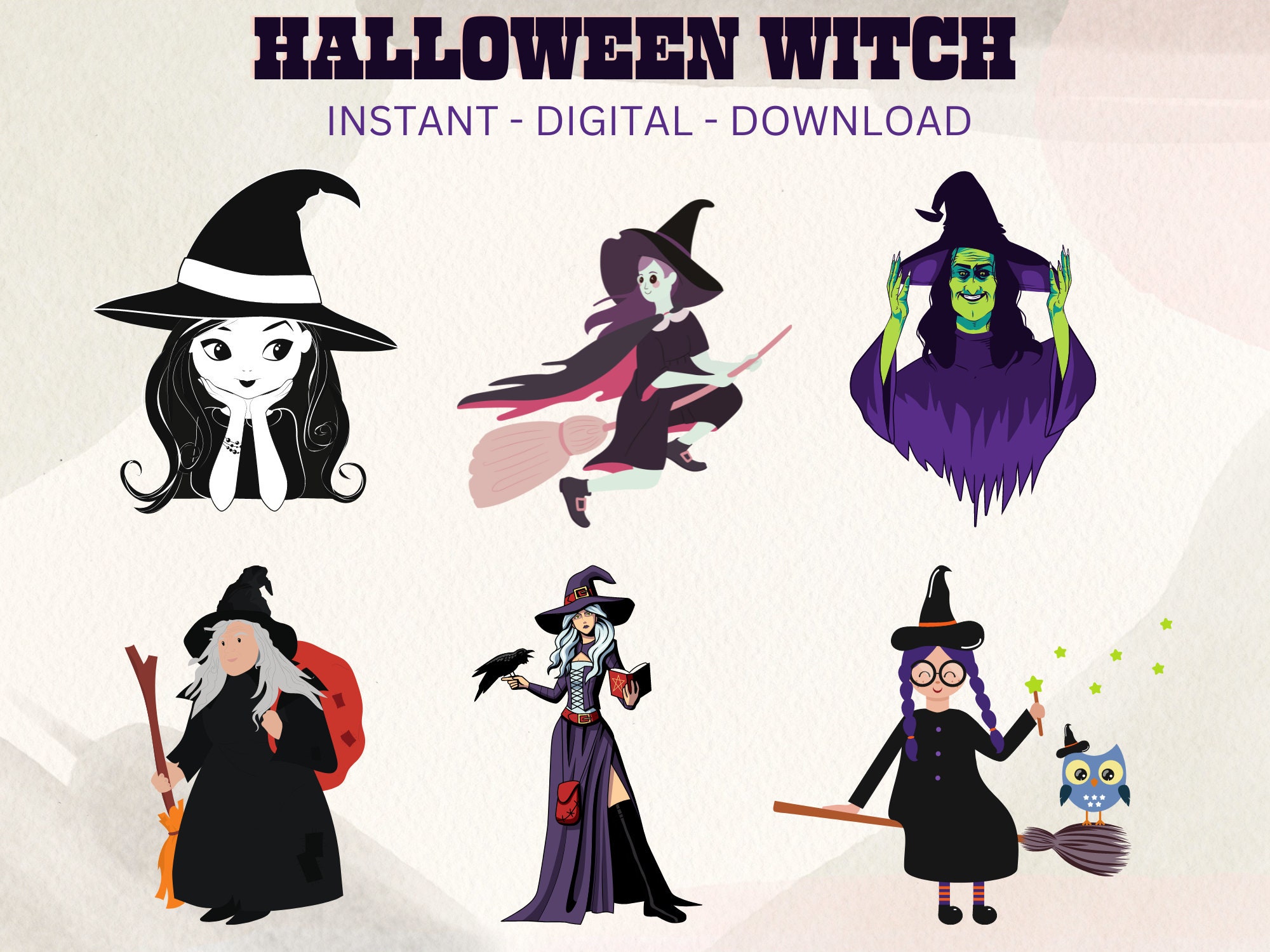 Halloween Witch Clipart, Witch PNG, Witch Clipart, Halloween Clipart ...