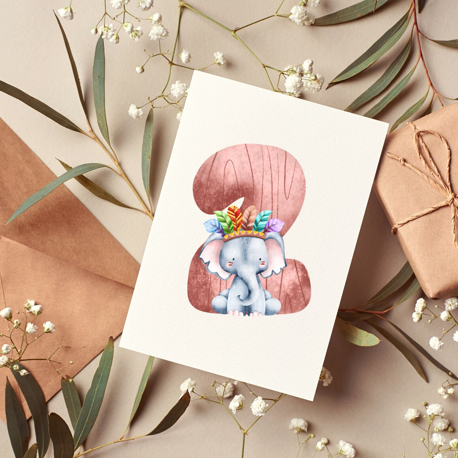 Safari Number Clip Art Printable Numbers 0-9 Digital Numbers Banners ...