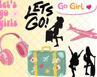 Lets Go Girls SVG Decal Files, Cut Files for Cricut, Svg, Png, Dxf - Etsy