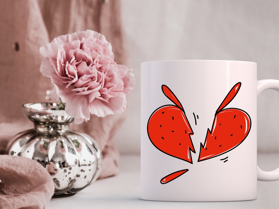 Broken Heart Svg Broken Heart Clipart Heart Svg Broken - Etsy