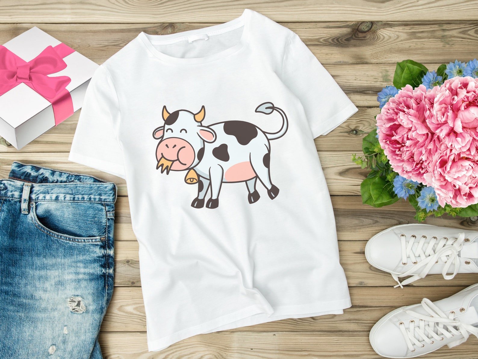 Cow Clipart Bundle Cute Farm Animals Clipart Farm Animals PNG Animals ...